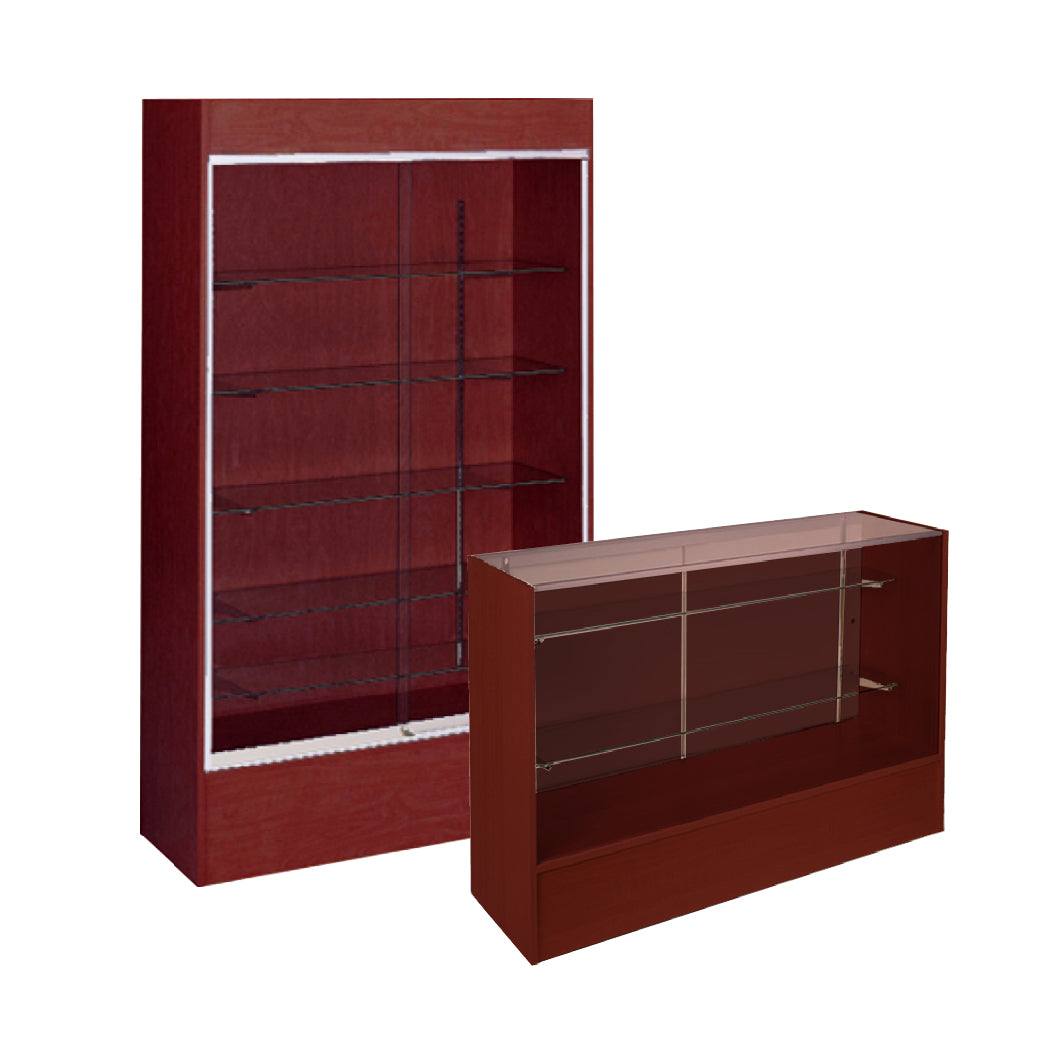 Cherry Wood Display Case | Retail Wall Cases and Cash Registers | Now ...