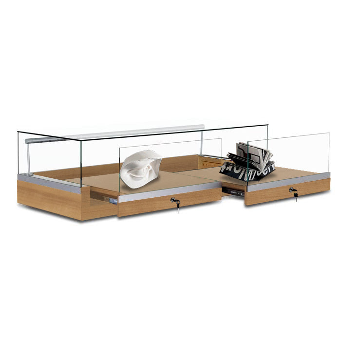 Frameless Tabletop Display- Pull Out Deck | Now Displays