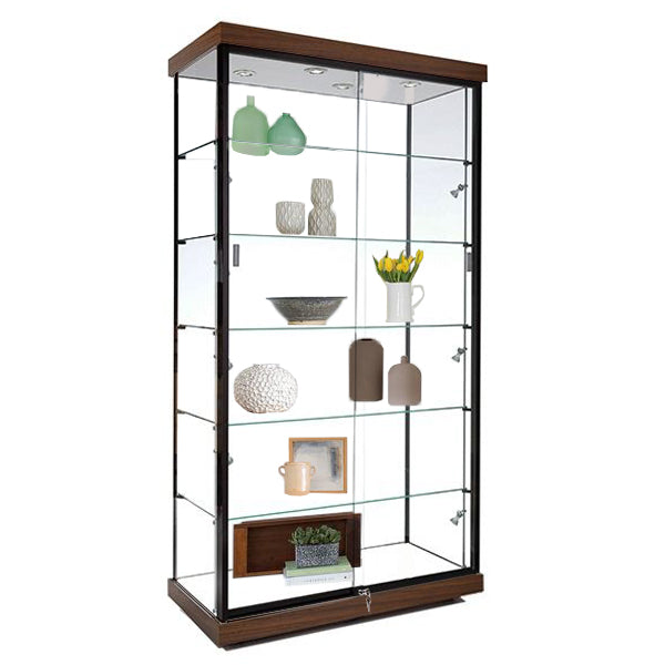 Four-Sided Glass Trophy Case- Basic | Now Displays