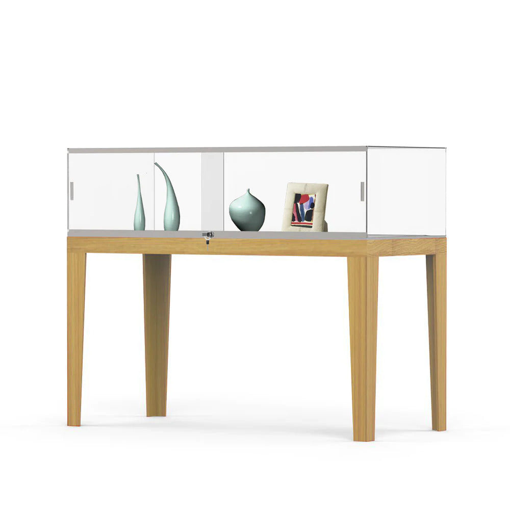 Tapered Leg Display Case - Basic | Now Displays
