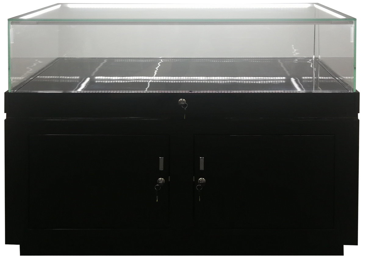 Shop Jewelry Frameless Glass Display Case | Now Displays