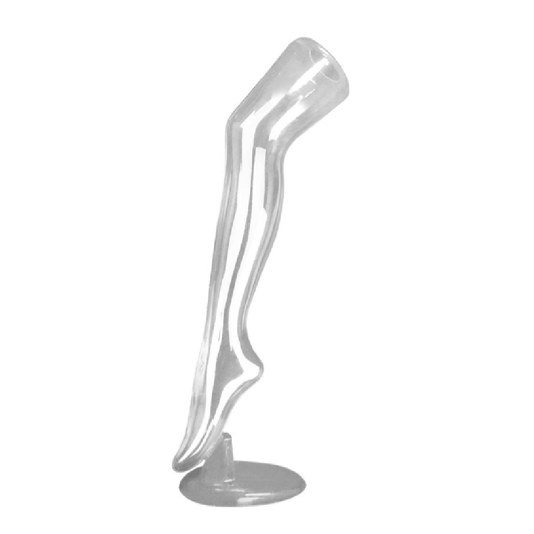 Shop Hosiery Display Clear Leg Toes Down- 29 1/2"T | Now Displays