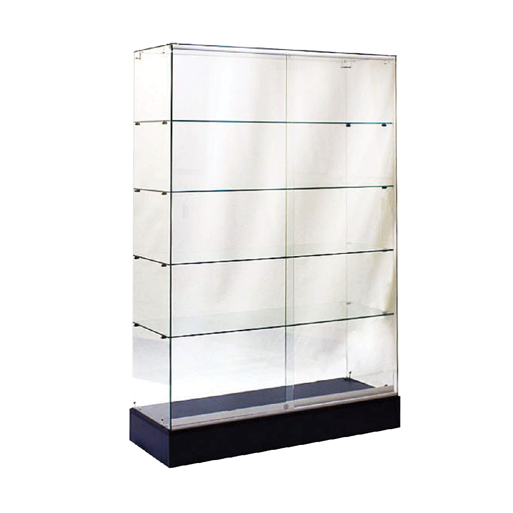 Shop 48"L Frameless Tower Glass Display Case | Now Displays