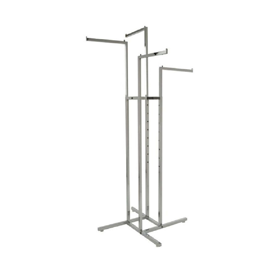 Shop 4-Way W/ Straight Arms- Square Tubing | Now Displays