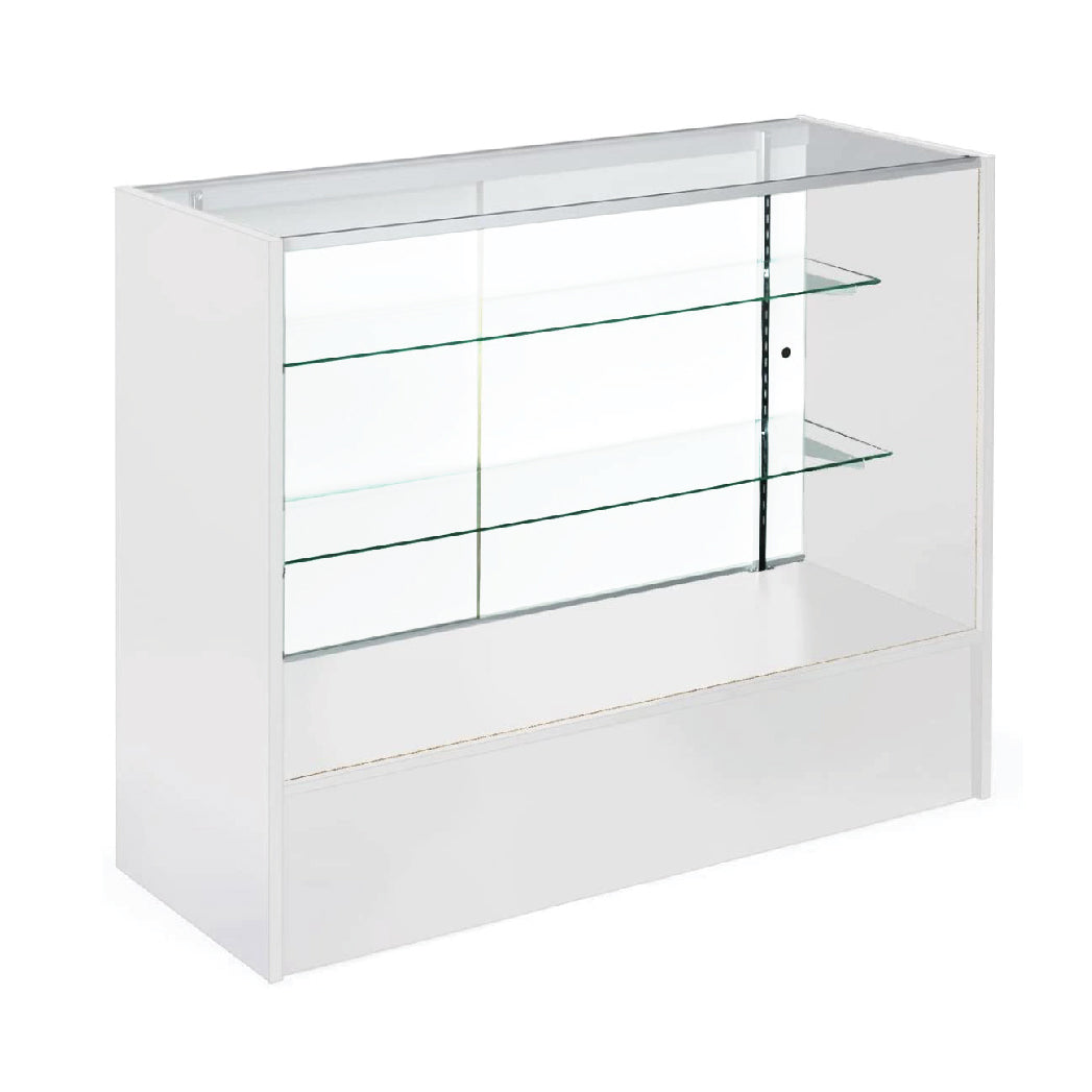 Shop White Full Vision Display Case | Now Displays