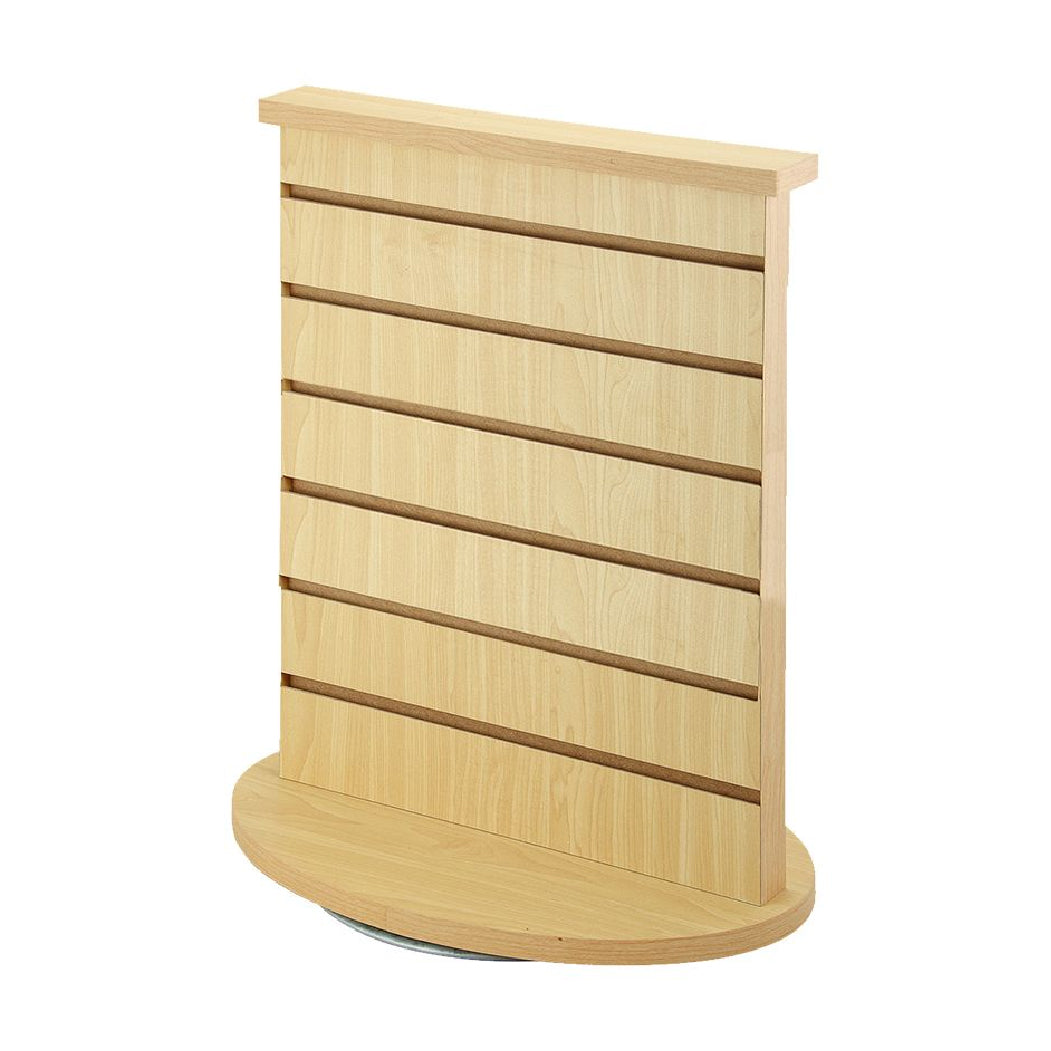 Two-Sided Slatwall Wood Display | Now Displays