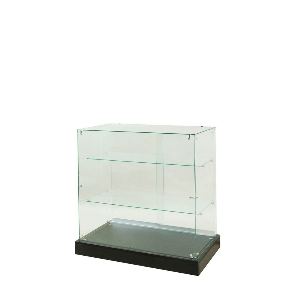 38"H Rectangular Tower Glass Display Case – Now Displays
